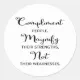 Inspirational Quote Compliment People Classic Round Sticker | Zazzle