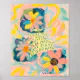 Inspirational Quote Encouraging Poster - Floral | Zazzle