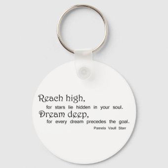 Inspirational quote keychains motivation gifts | Zazzle