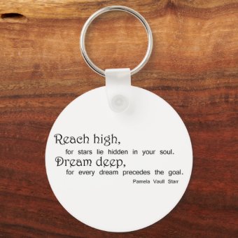 Inspirational quote keychains motivation gifts | Zazzle