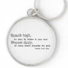 Inspirational quote keychains motivation gifts | Zazzle
