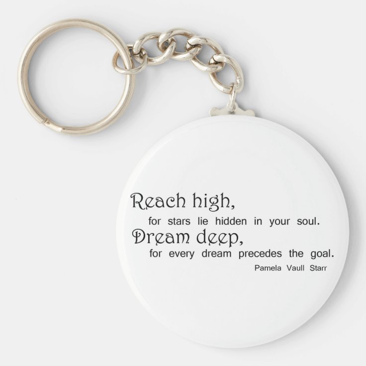 Inspirational quote keychains motivation gifts | Zazzle