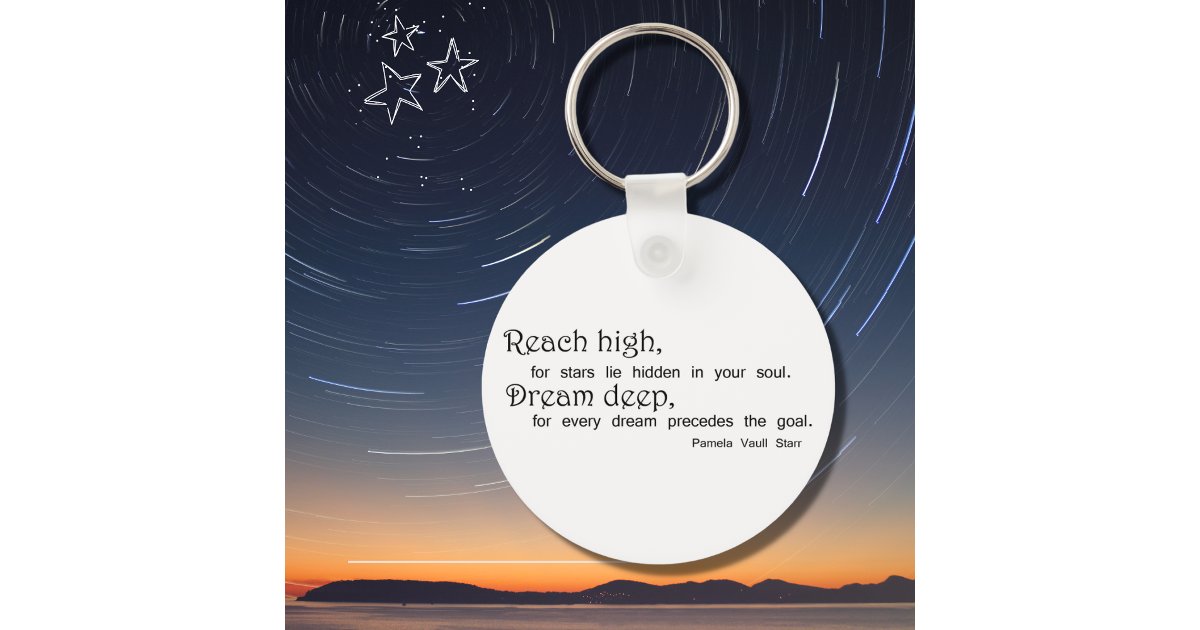 Inspirational quote keychains motivation gifts | Zazzle