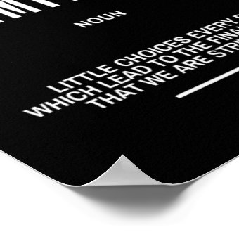 Inspirational Quote On Commitment Poster | Zazzle