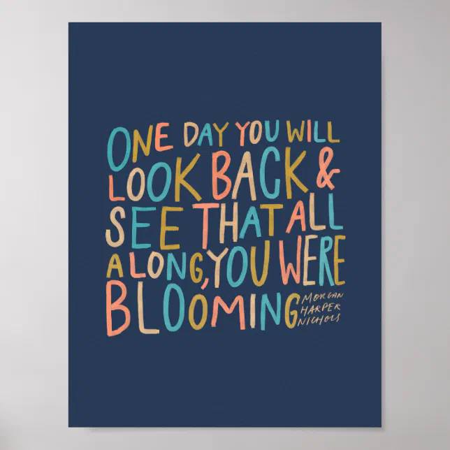 Inspirational quote poster | Zazzle