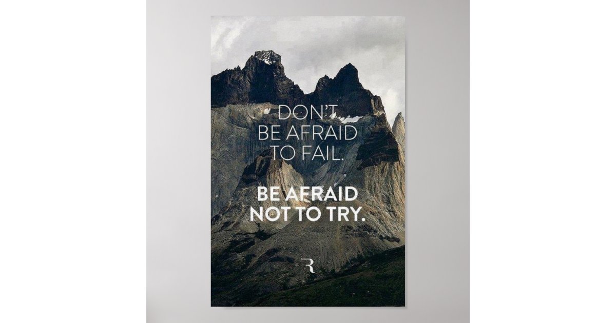 Inspirational Quote Poster | Zazzle