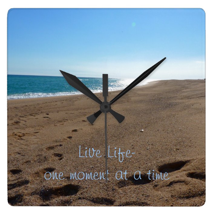 Inspirational Quote Wall Clock | Zazzle.com