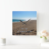 Inspirational Quote Wall Clock | Zazzle