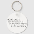 Inspirational quotes keychains confidence gifts | Zazzle