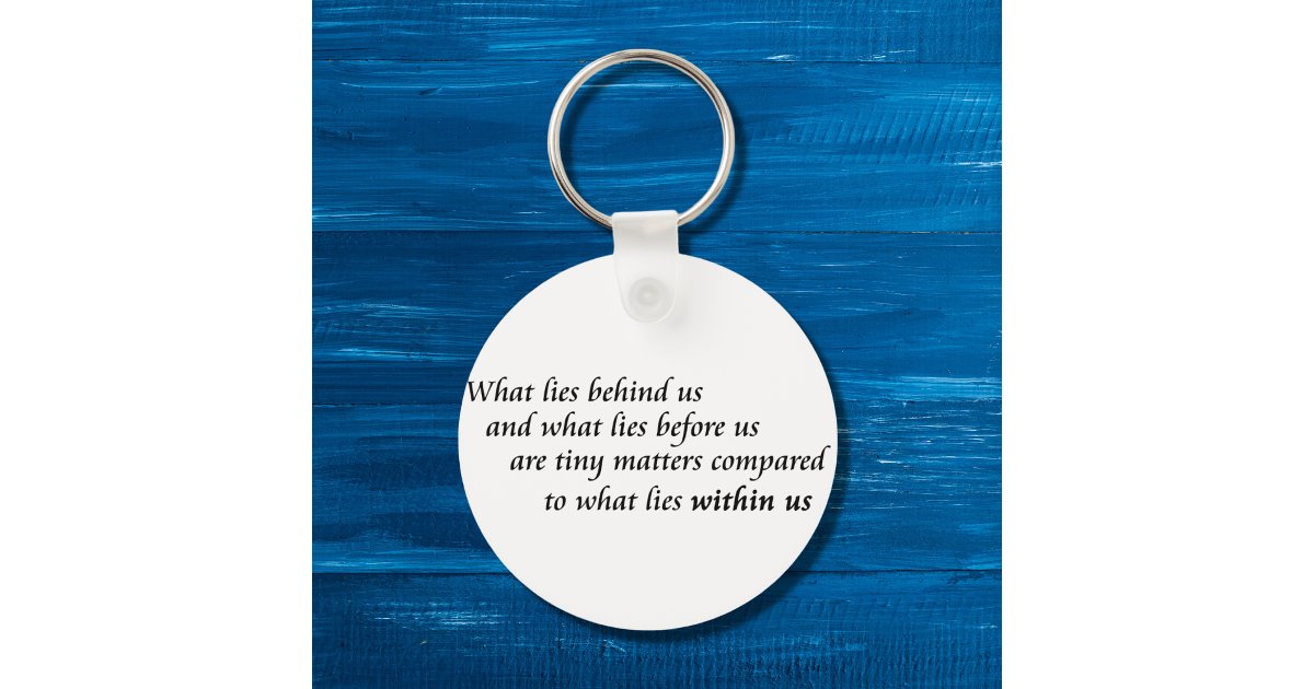 Inspirational quotes keychains confidence gifts | Zazzle