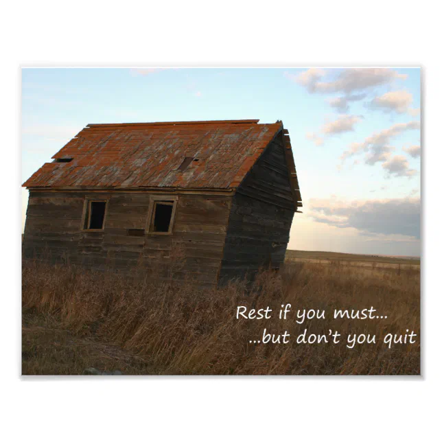 Inspirational quotes unique art barn photograph | Zazzle