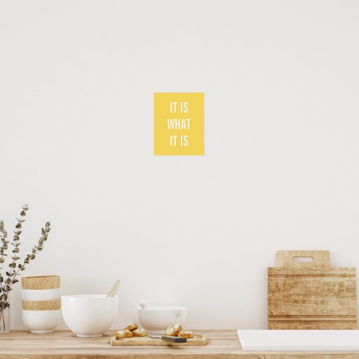 Inspirational Quotes Yellow White Life Quotes 8x10 Poster | Zazzle