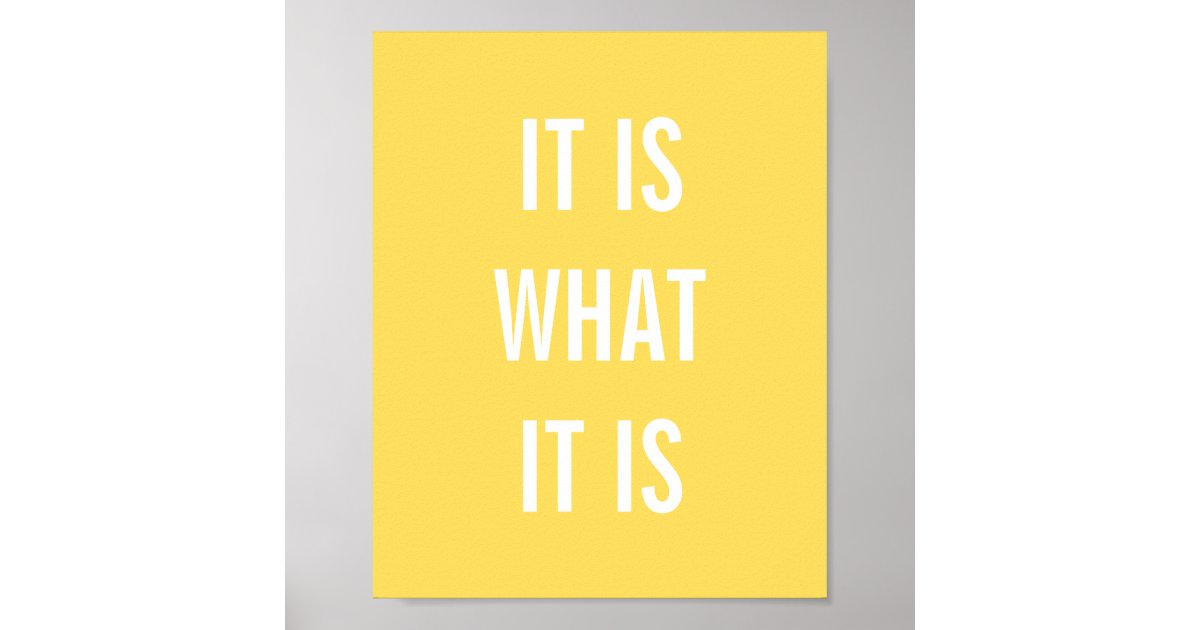 Inspirational Quotes Yellow White Life Quotes 8x10 Poster | Zazzle