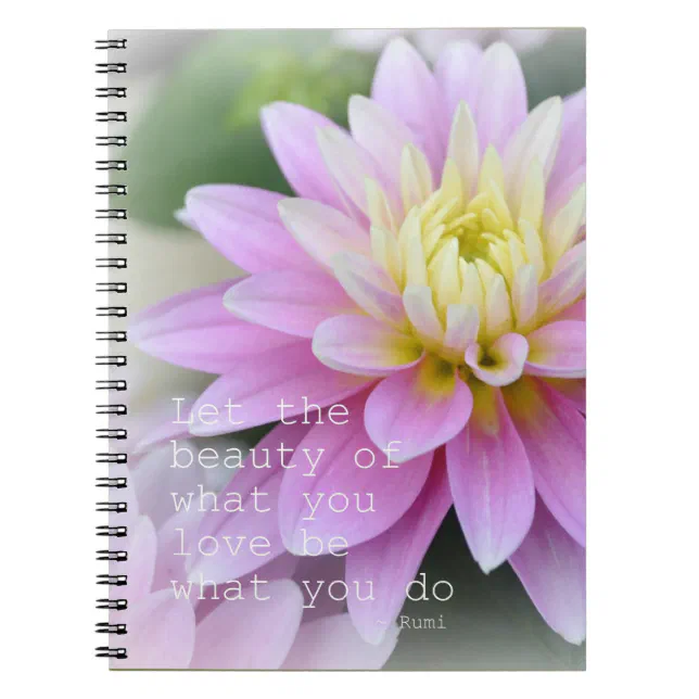 Inspirational Rumi Journal Notebook | Zazzle