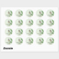Inspirational Scripture Quote Chickadee Bird Tree Classic Round Sticker ...