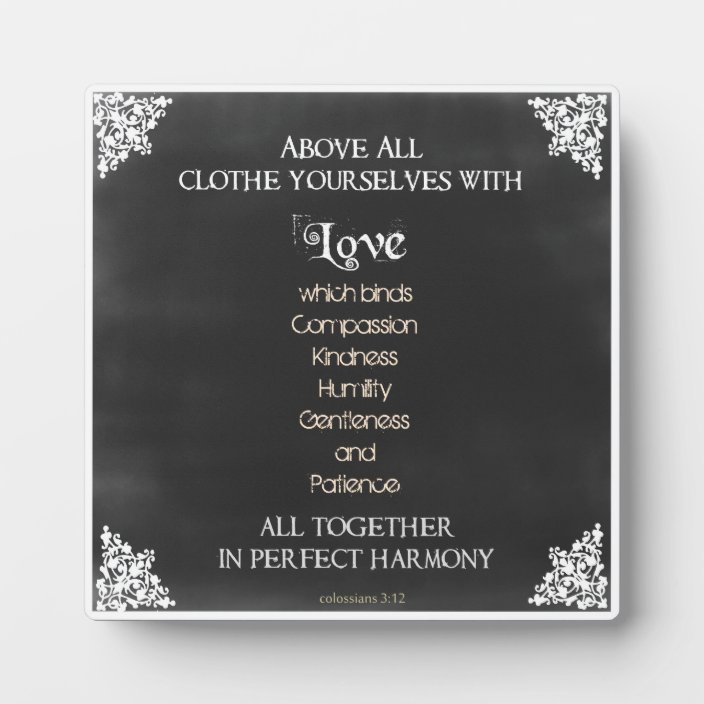Inspirational Scripture Quote Plaque | Zazzle.com