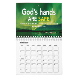 INSPIRATIONAL SCRIPTURES For Year Ahead 2020 Bible Calendar | Zazzle