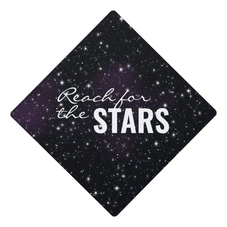 Inspirational Stars Space Graduation Class of 2020 Graduation Cap ...