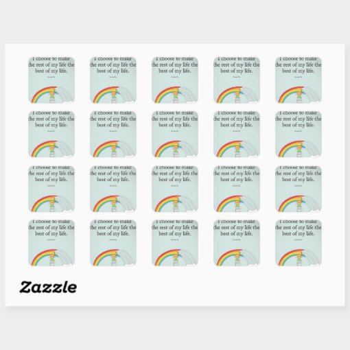 Inspirational Sticker for your car, notes anywhere | Zazzle