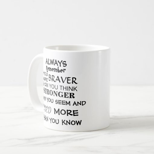 Inspirational Strong Quote Coffee Mug | Zazzle
