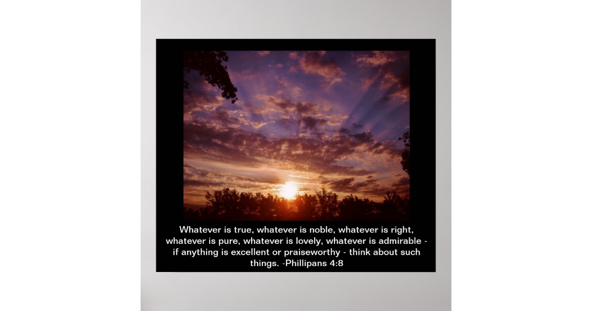 Inspirational sunrise poster | Zazzle