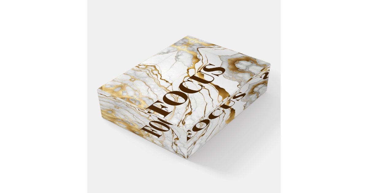 Inspirational Text On Marble Abstract Paperweight | Zazzle