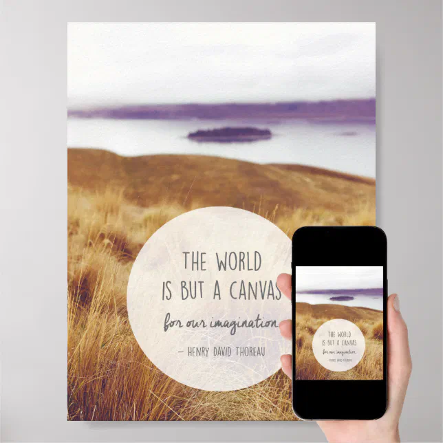 Inspirational Travel Quote Poster | Zazzle