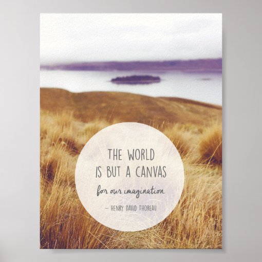 Inspirational Travel Quote Poster | Zazzle