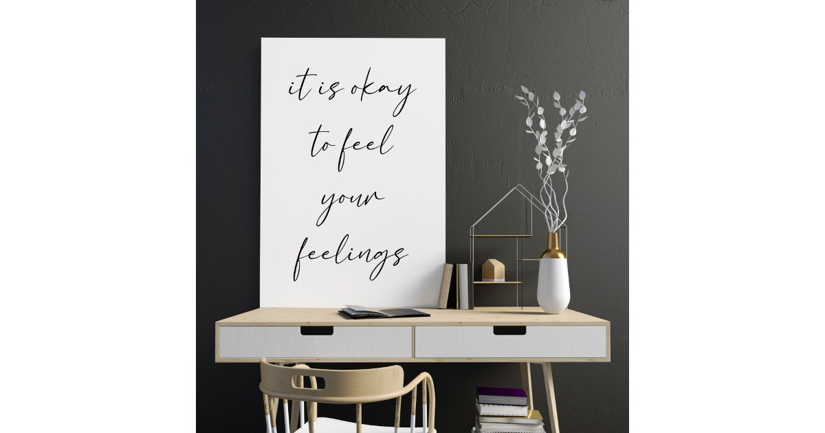 Inspirational Uplifting Positivity Quote in White Poster | Zazzle