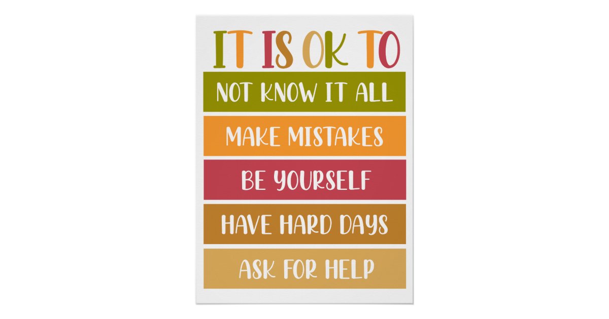 Inspirational Wellness Quote Poster | Zazzle