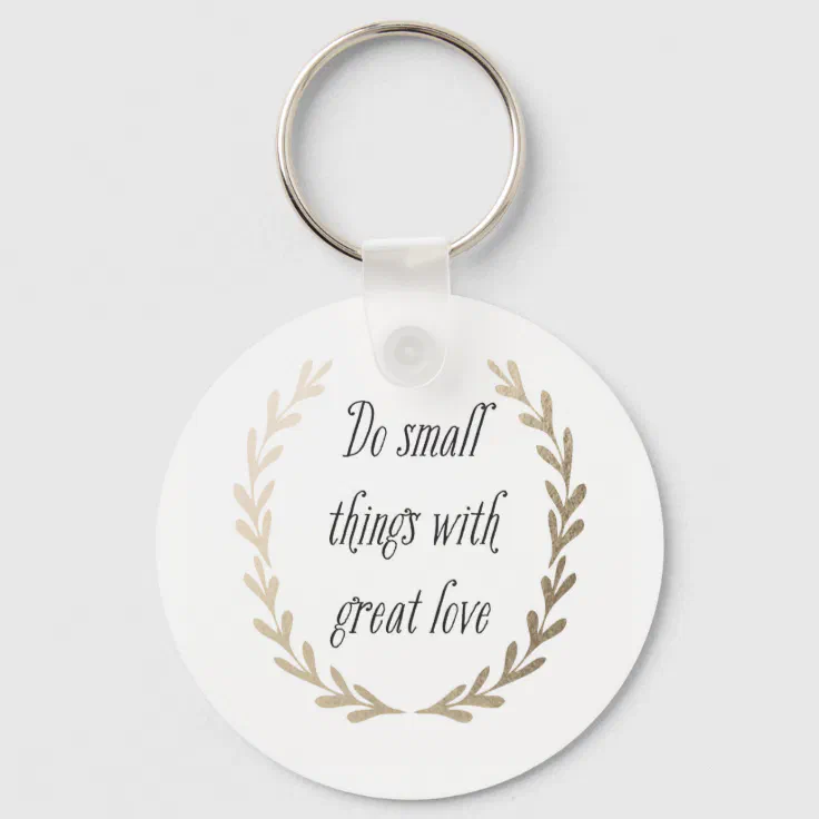 Inspirational Words Keychain | Zazzle