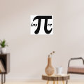 Inspire Inspirational Pi Symbol Poster | Zazzle