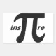 Inspire Inspirational Pi Symbol Rectangular Sticker | Zazzle