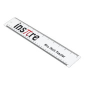 Inspire Math Geek with Text Ruler | Zazzle