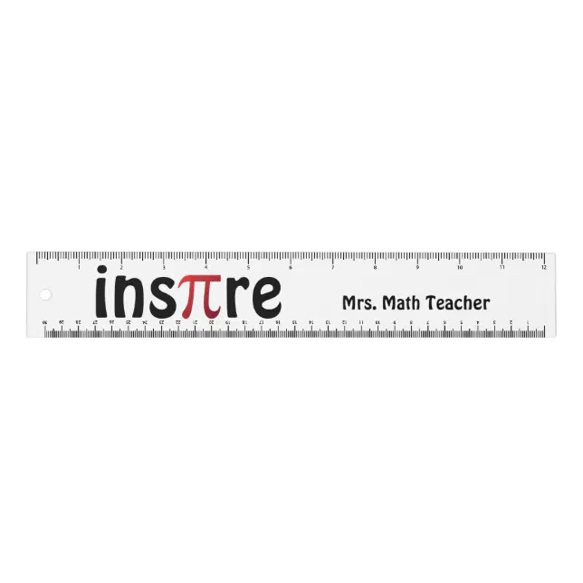 Inspire Math Geek with Text Ruler | Zazzle