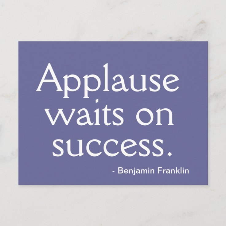 Inspire Success - Motivational Postcard | Zazzle