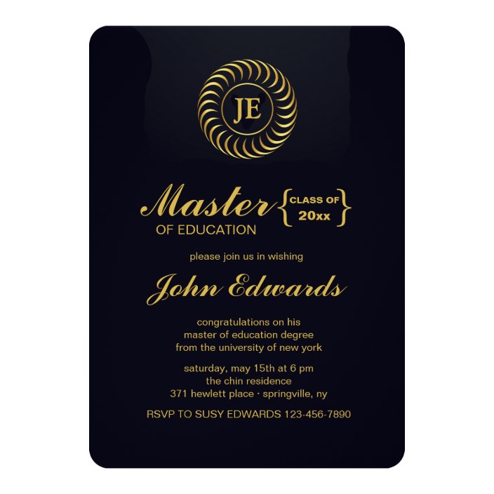 Inspired Graduation Party Invitation | Zazzle.com