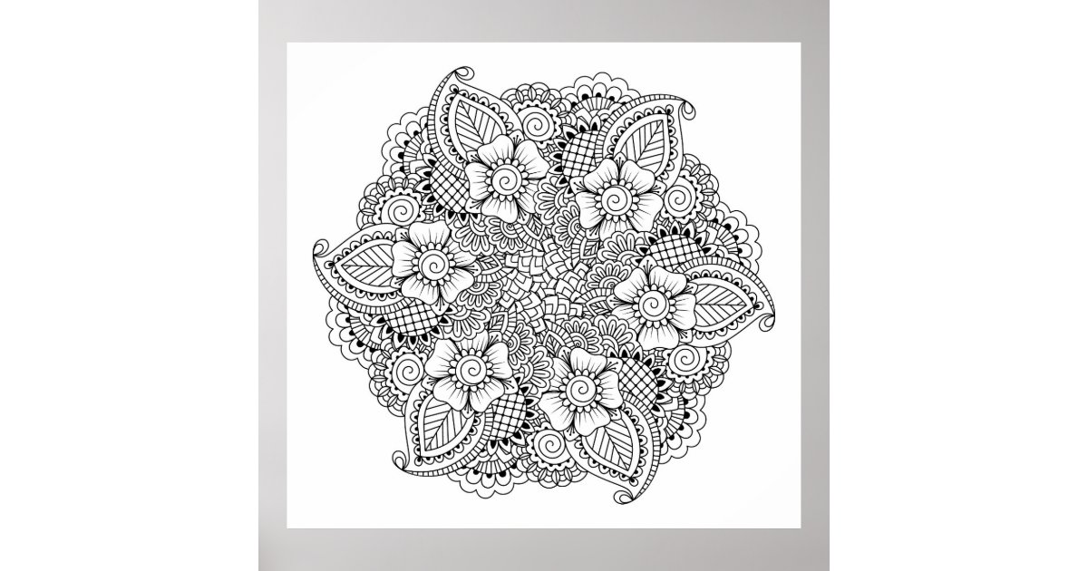 Inspired Round Element 2 Poster | Zazzle