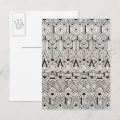 Inspired Tribal Pattern Postcard | Zazzle