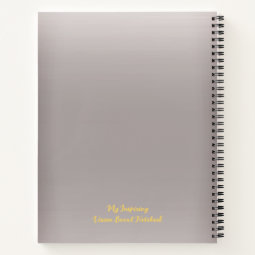 Inspiring Silver Creative Vision Board Photos 2023 Notebook | Zazzle