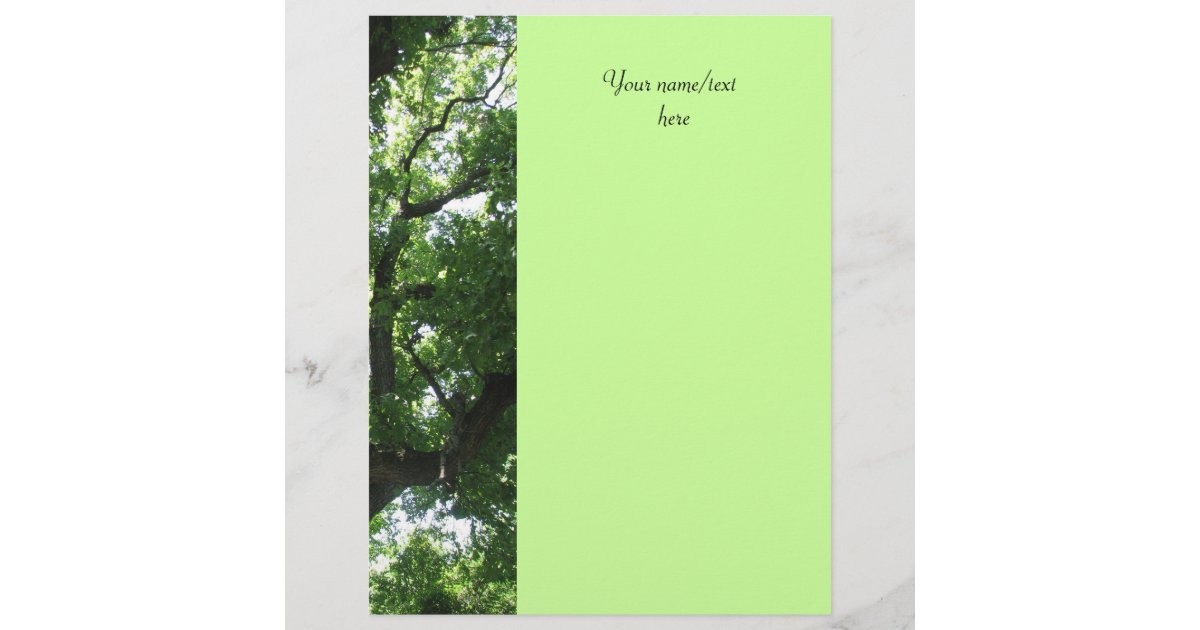 Inspiring Tree Letterhead | Zazzle