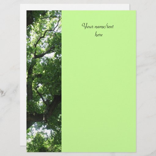 Inspiring Tree Letterhead | Zazzle