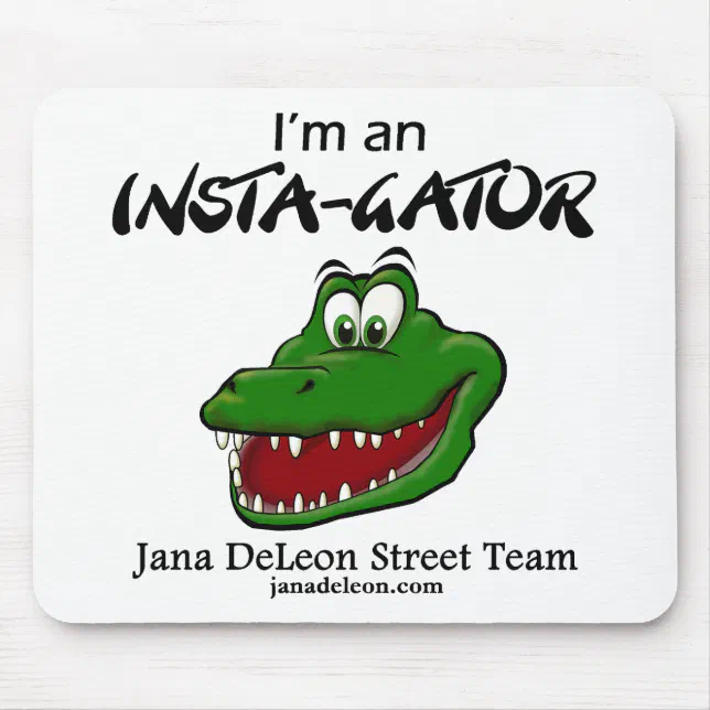 Insta-Gator Mouse Pad | Zazzle