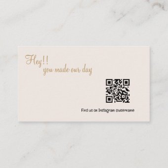 Instagram Follow Us Qr Code Feminine Girly Business Card | Zazzle