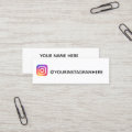 instagram mini business card | Zazzle