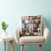 Instagram Modern Stylized Your Photos Throw Pillow | Zazzle
