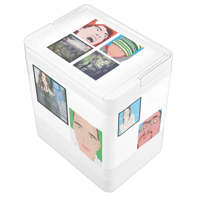 Instagram Mosaic Photo Customizable Igloo Cooler | Zazzle
