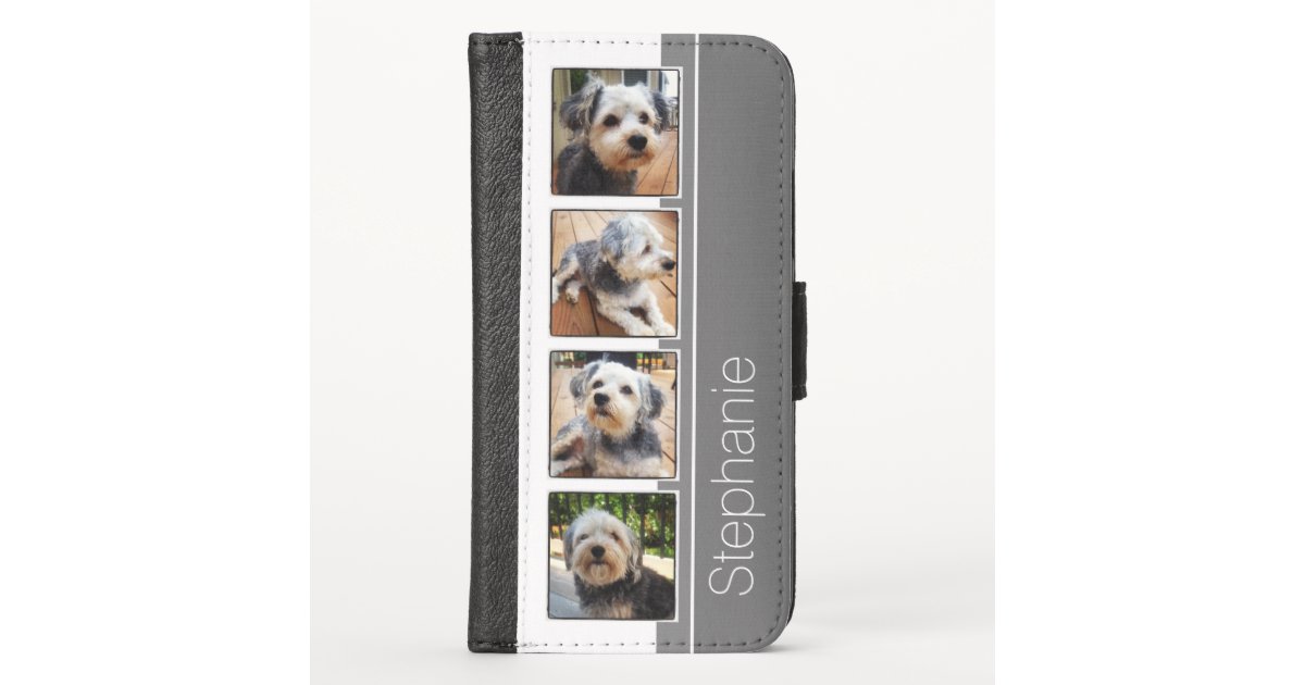 Instagram Photo Collage Using Lo Fi Frames iPhone Wallet Case | Zazzle