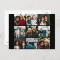 Instagram Photo Collage with 9 square photos Postcard | Zazzle
