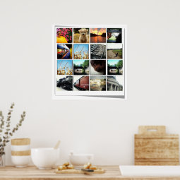instagram photo poster | Zazzle